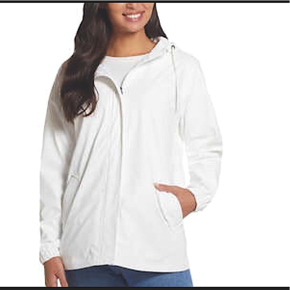 Weatherproof | Jackets & Coats | Weatherproof White Vintage Rain Jacket ...